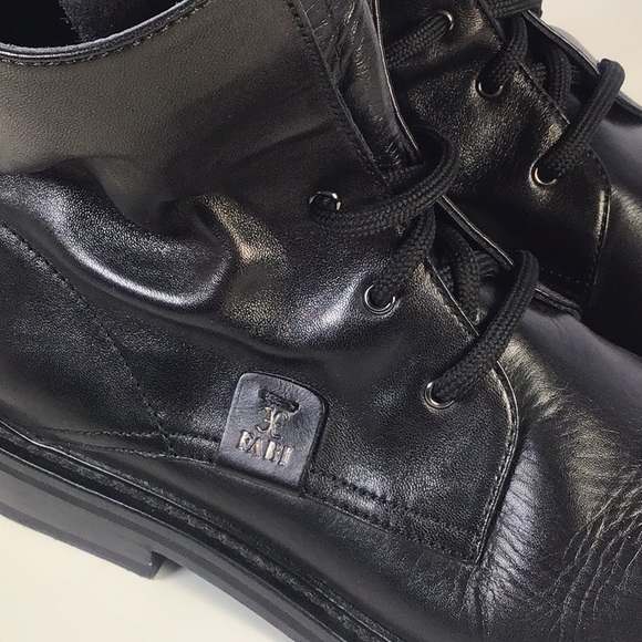 Fabi | Shoes | Fabi Italian Boots Soft Black Leather Made In Italy ...